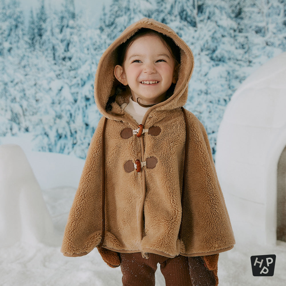 Roti Duffel Fleece Baby Cape | Cozy Kids' Hoodie with Cute Design ...